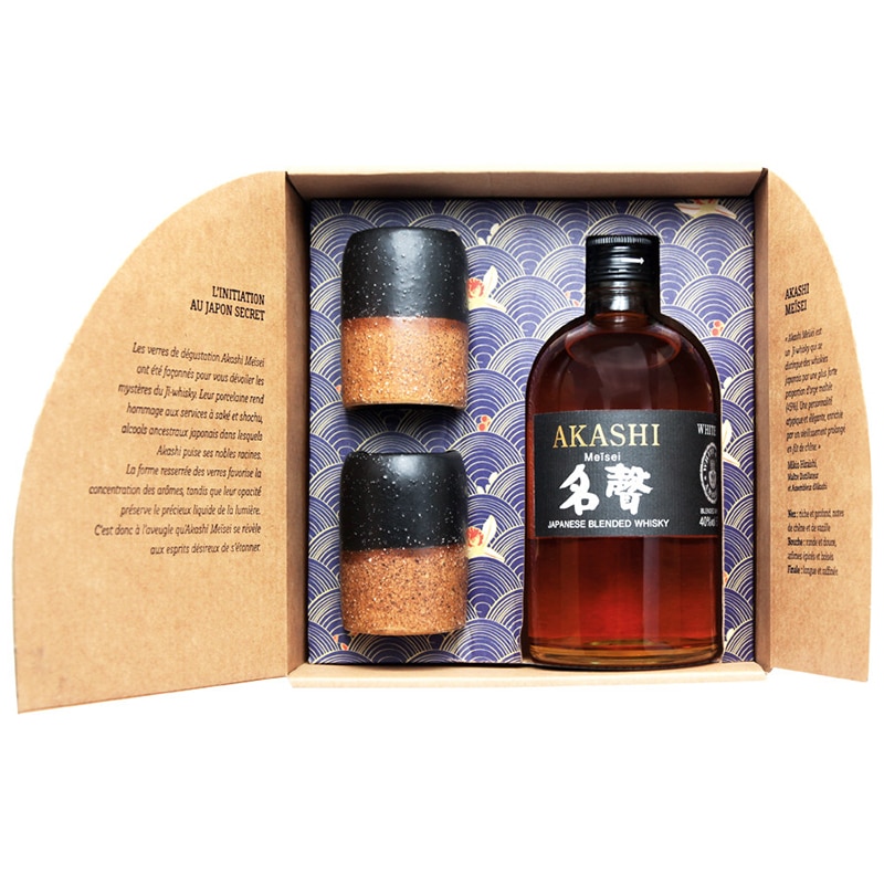 Akashi Meisei with Gift Set Glasses 50cl - The Master Cellar