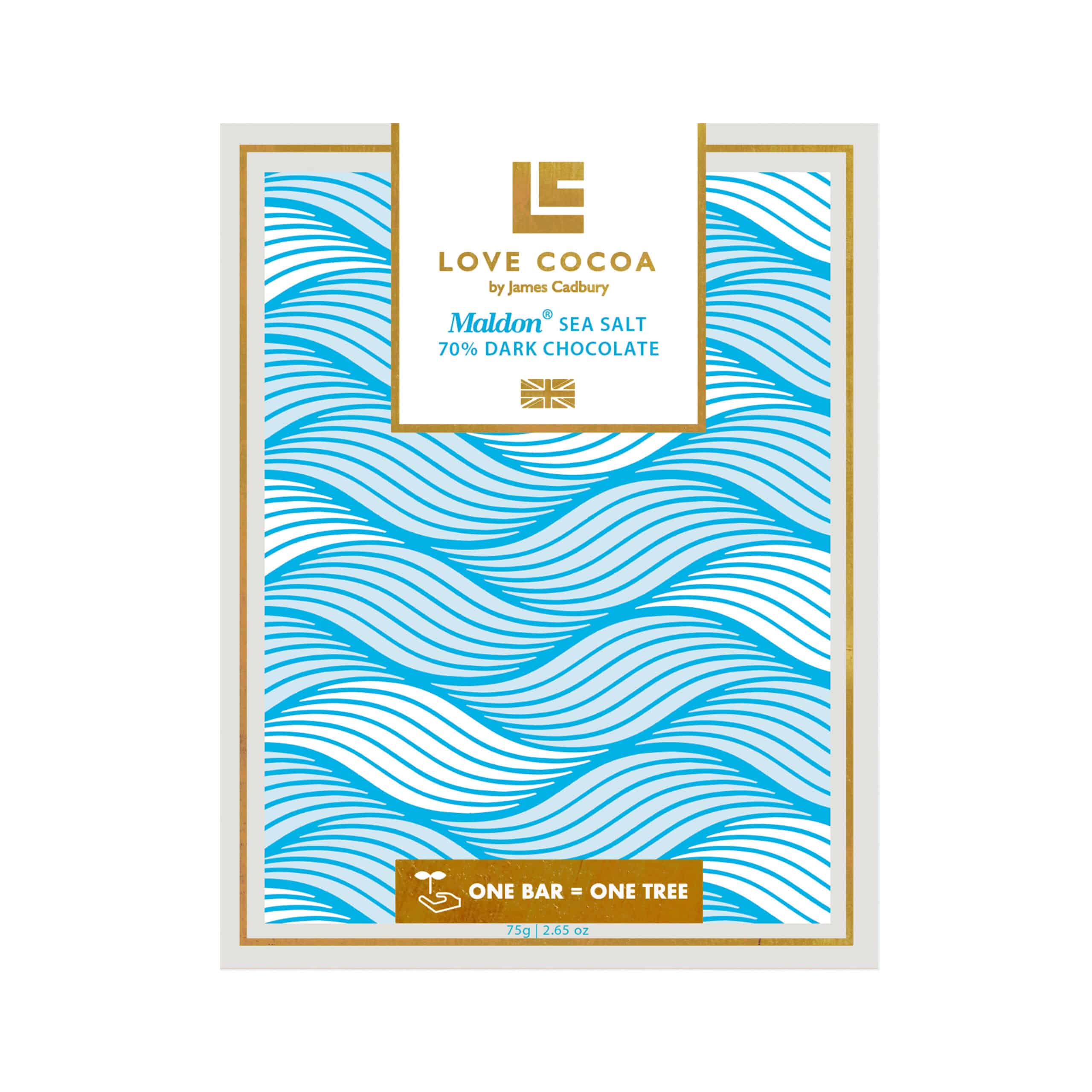 Love Cocoa Maldon Sea Salt 70% 75g - The Master Cellar