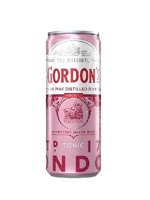 Gordon's Pink Gin & Tonic Can 250ml - The Master Cellar